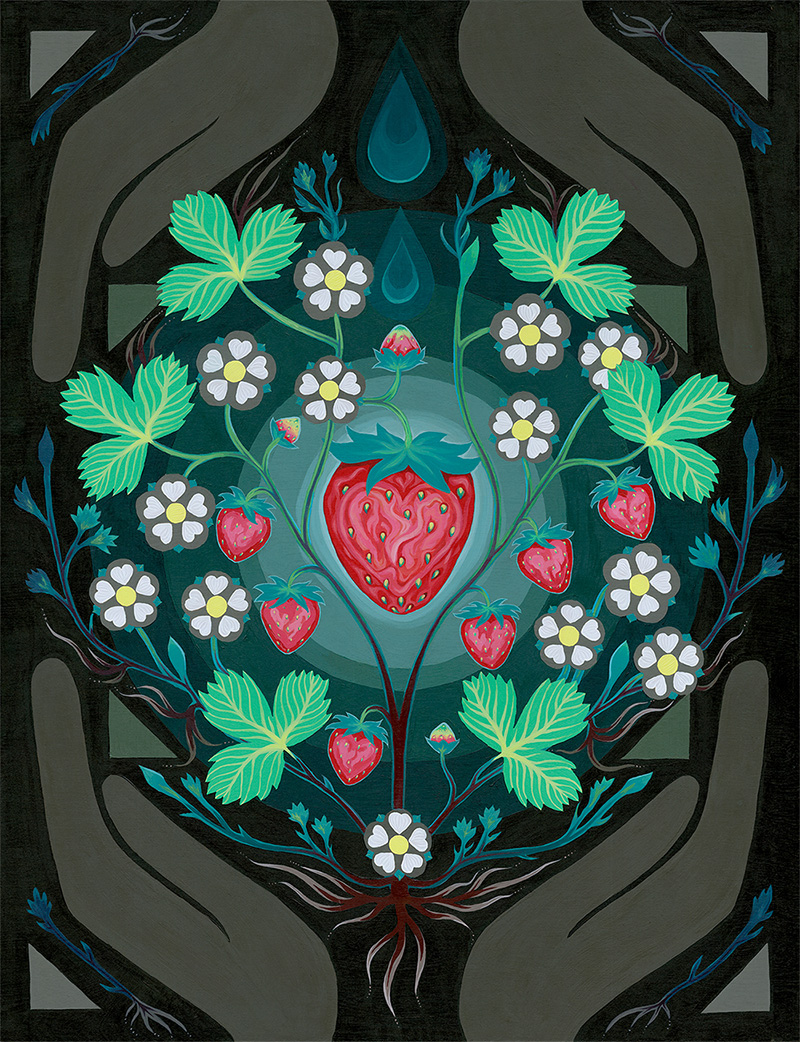 ‘Gifts of the Heart Berry’ Painting – Heart Berry Methodology